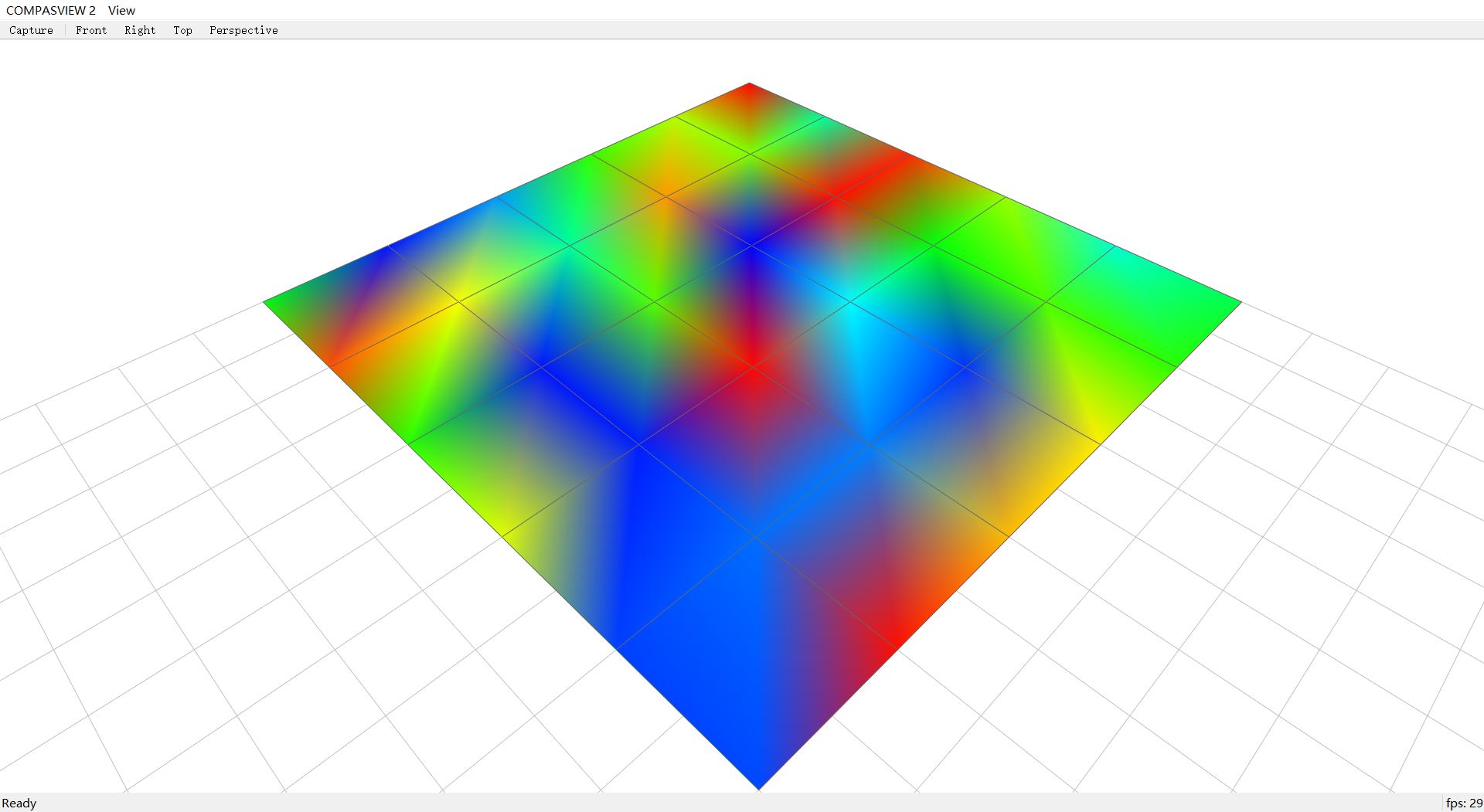 Face Vertex Color — COMPAS View2